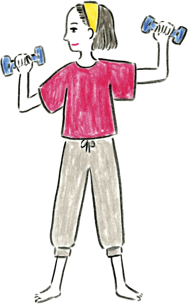 運動でしなやかな⾎管を⽬指す！